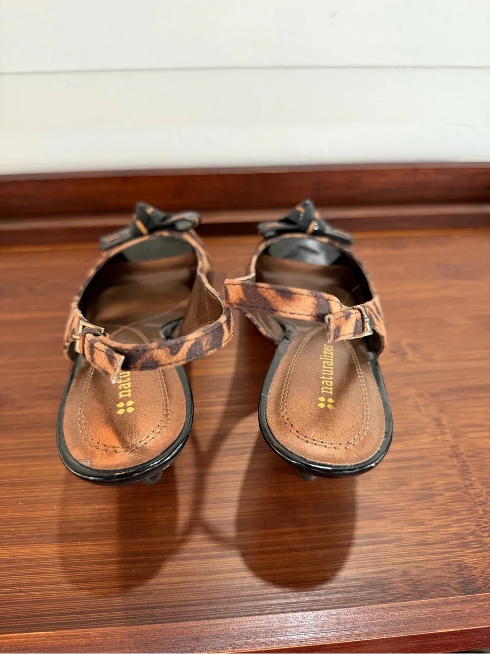 Naturalizer | Shoes | Naturalizer Barker Leopard Print Slingback Peep ...